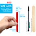 Red Painted Craft Sticks: FSC Birch Wood, STEM Projects - 50 Pack - Etsy
