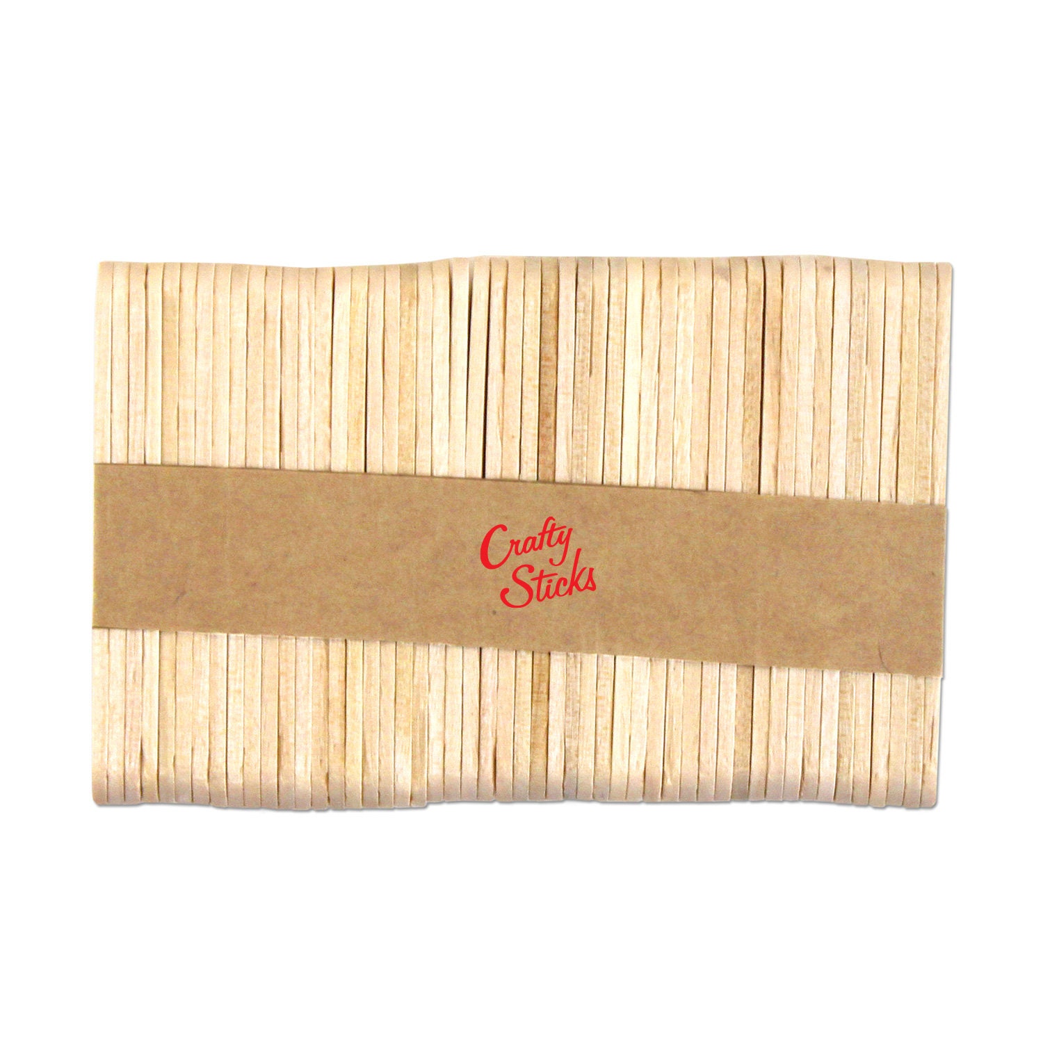Craftysticks- 2.5 Inch Mini Length Wood Craft Popsicle Sticks -natural ...