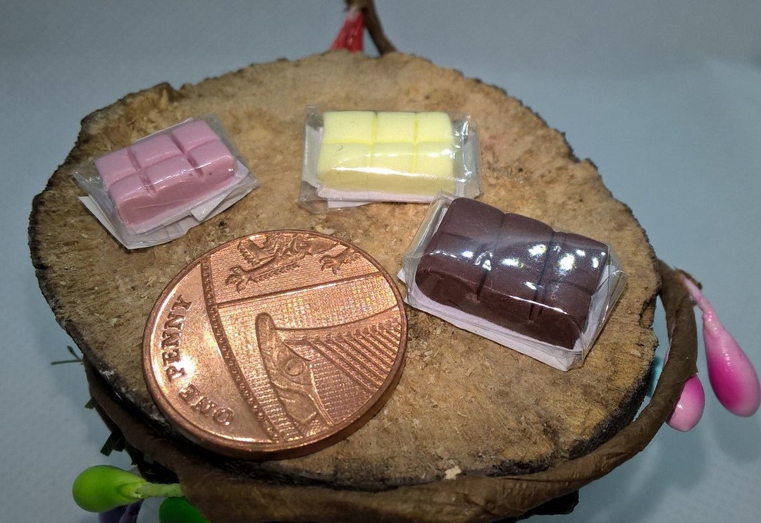 Dolls House Sweet Shop 3 Miniature Assorted Chocolate Wrapped With ...