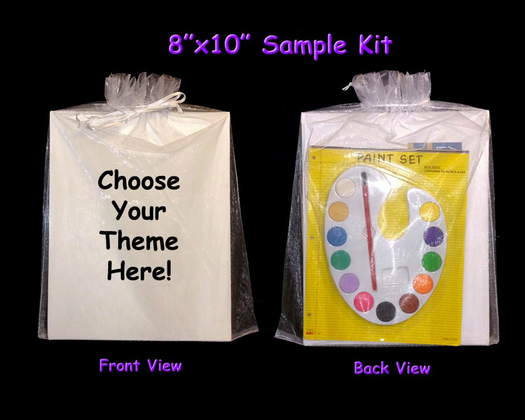 Pre Drawn Outlined Ready to Paint Canvas Panel/board Any Theme Choose ...