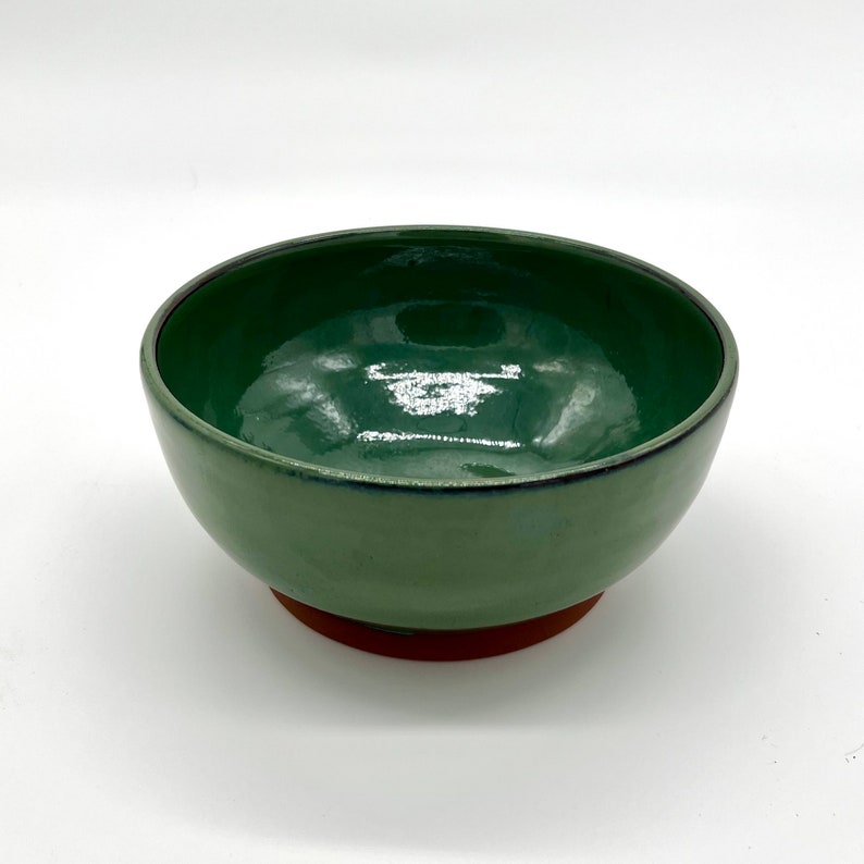 Large Emerald Bowl ~ Handmade Pottery - Etsy