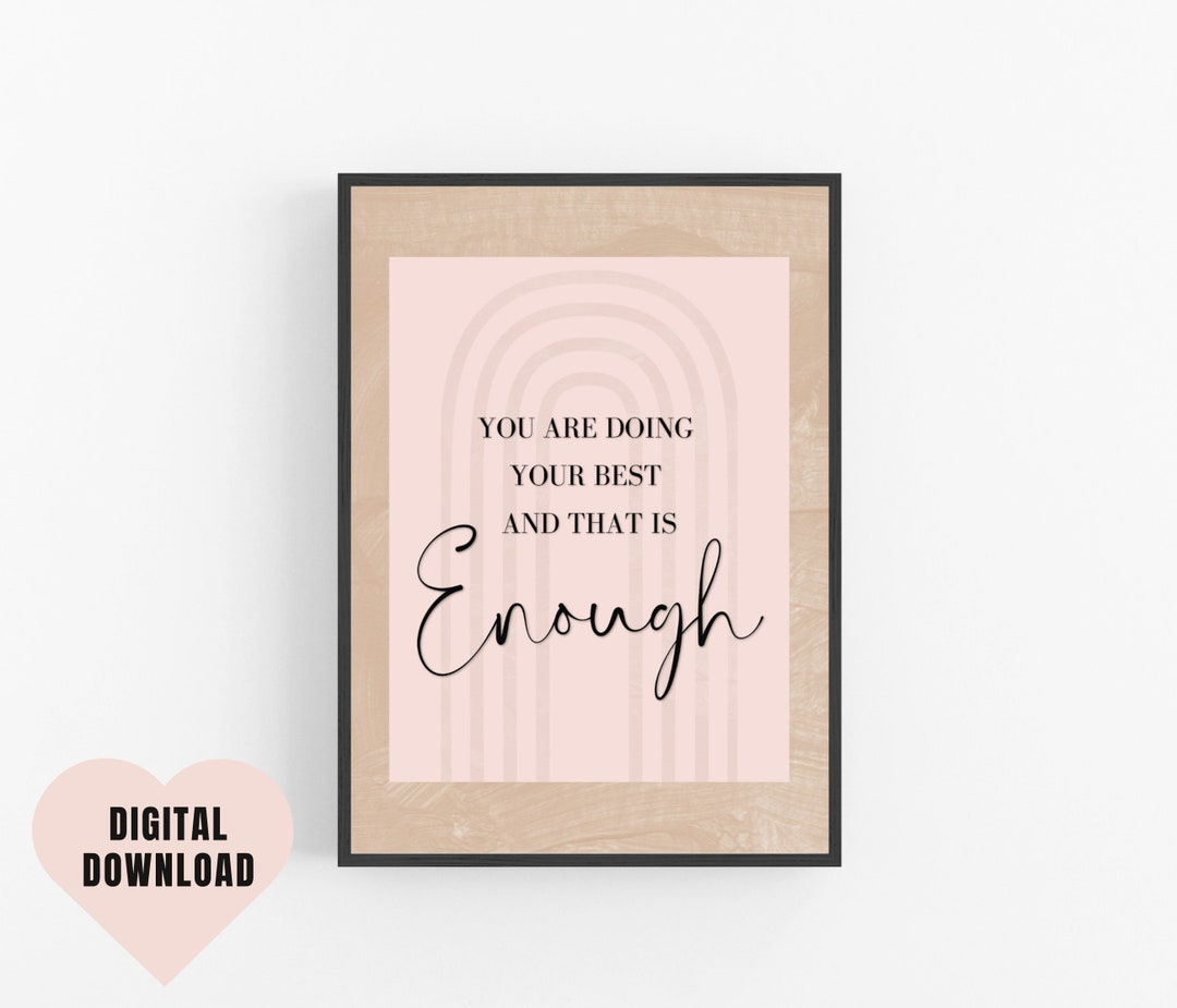 Mental Health Wall Art Self Care Wall Art Printable Therapists Office ...