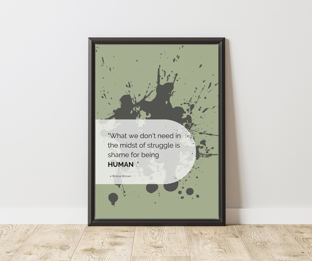 No Shame Quote Printable Self Care for Women Self Care Gifts Mental ...