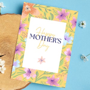 Mother's Day Card Printable Mother's Day Card Digital Download 5x7 ...