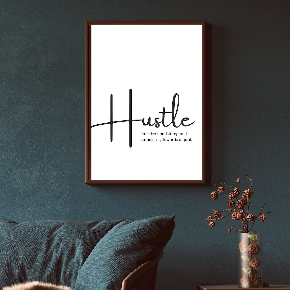 Hustle Printable Wall Art Inspirational Wall Art Printable Self Care ...