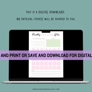 Weekly Printable Planner Pages Habit Tracker Printable Self Care ...