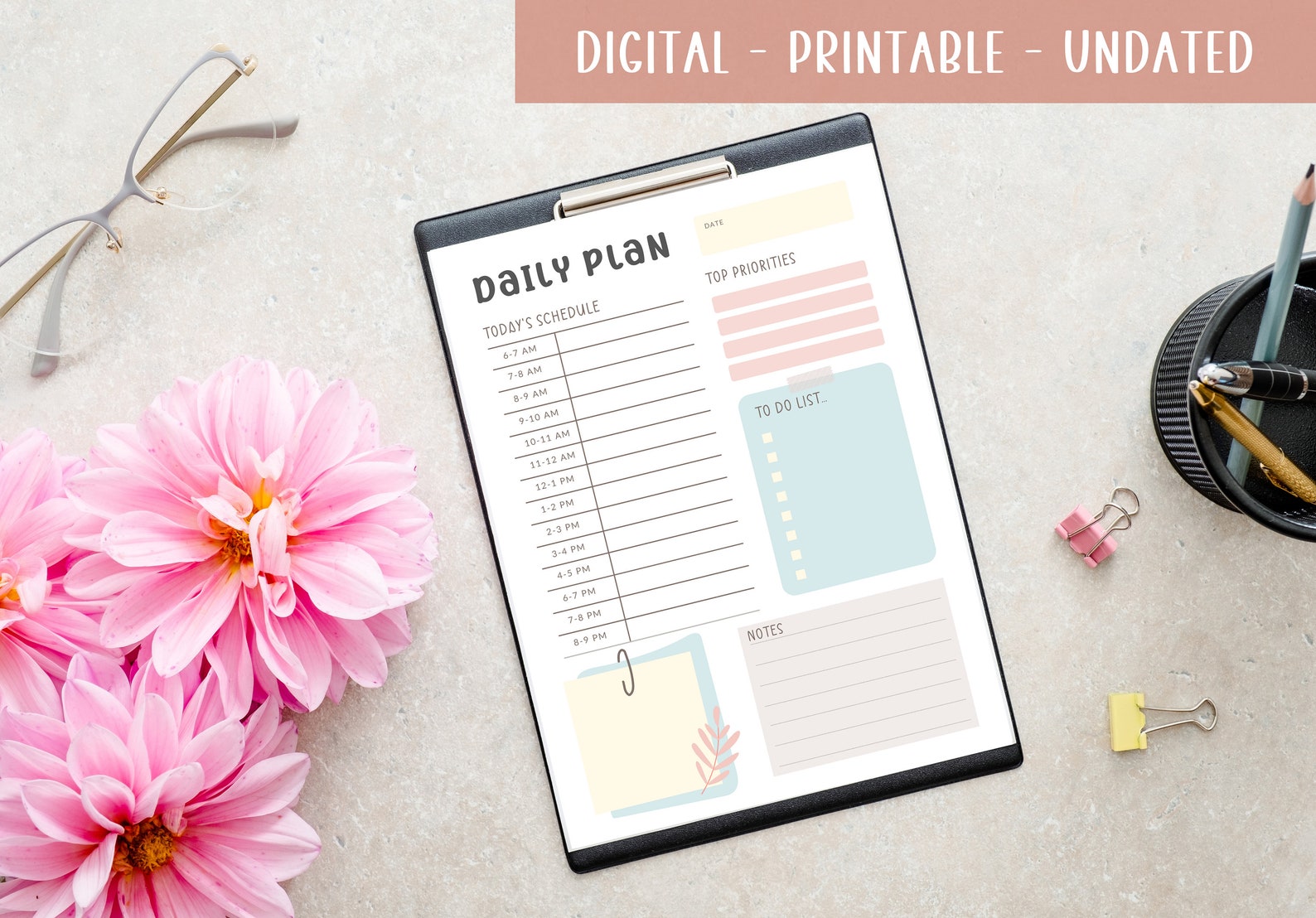 Productivity Planner Template Printable Planner Pages Printable 2024 ...