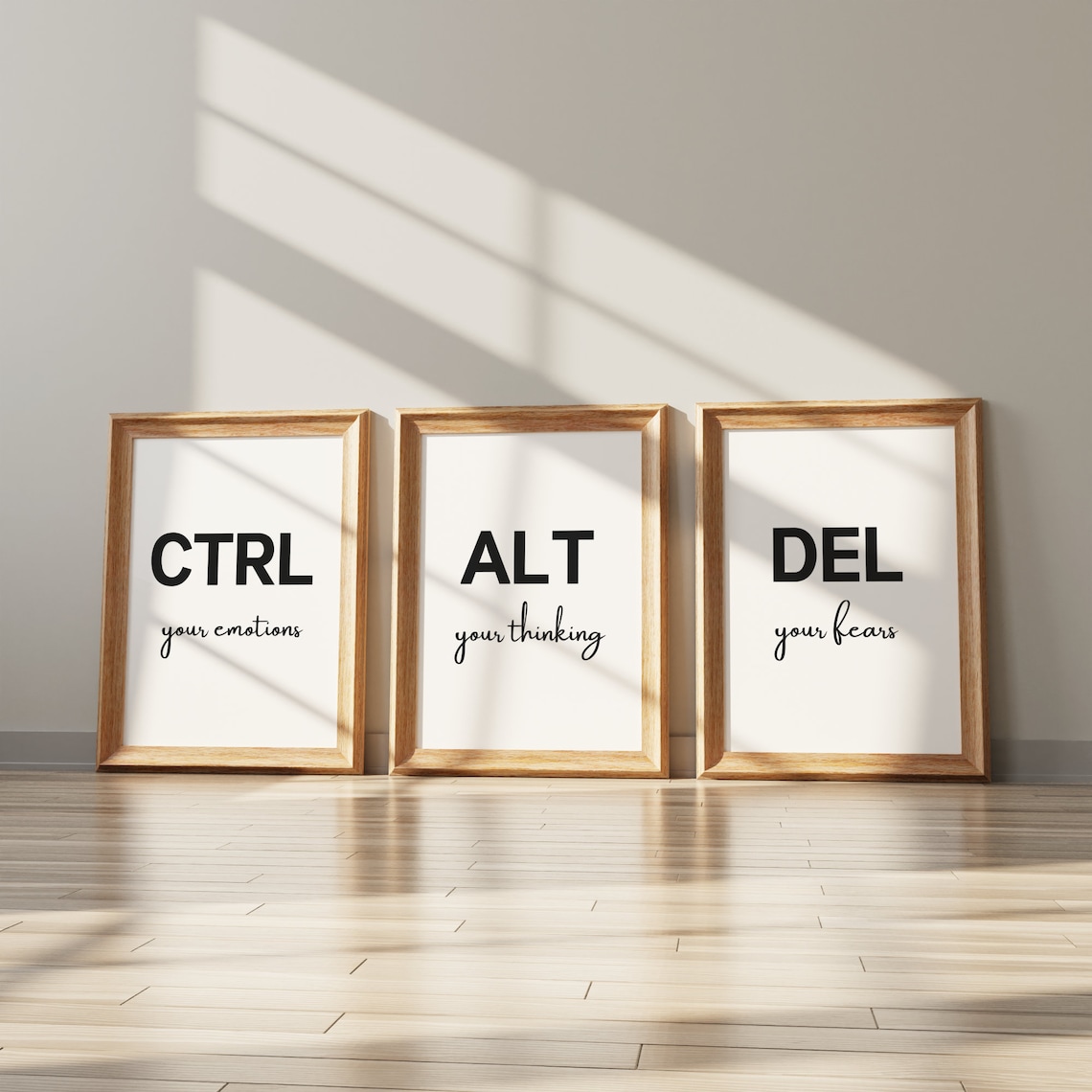 Motivational Wall Art Printable Mental Health Wall Art Set of - Etsy