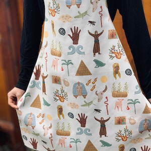 Jewish Passover Apron, Matzah, Unleavened Bread, Afikomen, 10 Ten ...