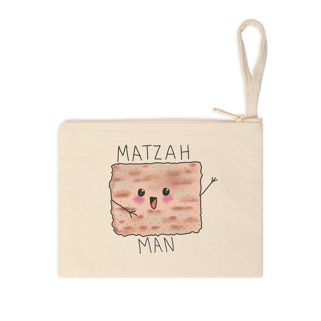 Jewish Matzah Man Passsover Canvas Afikomen Bag, Matzah, Matzoh ...