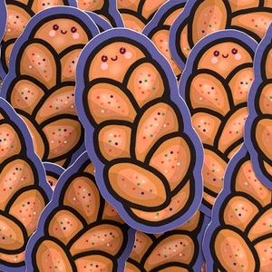 Challah Bread Cute Matte Satin Jewish Sticker| Torah| Kosher| Gift ...