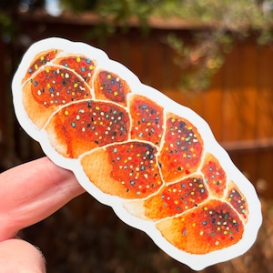 Jewish Challah With Sprinkles Sticker| Kosher| Bar and Bat Mitzvah ...