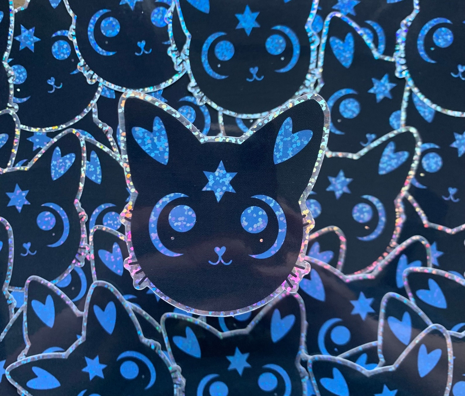 Meet Lilah the Jewish Anime Familiar, Glitter Sticker, Judaism, Star of ...