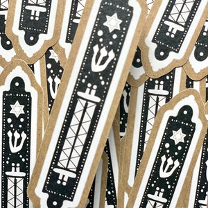 Mezuzah Jewish Kraft Paper Sticker/ Jewish Wedding/ Jewish Traditions ...