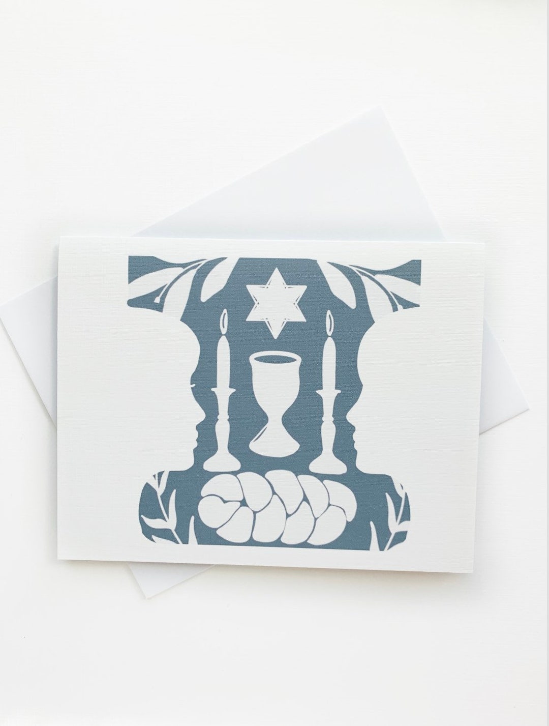 Shabbat Shalom Jewish Greeting Card/ Wedding/ Birthday/ Tradition/ Gift ...