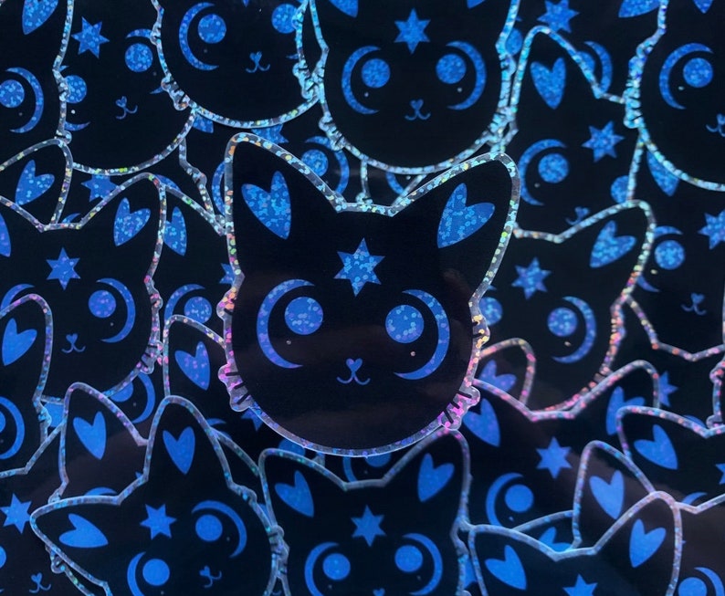 Meet Lilah the Jewish Anime Familiar, Glitter Sticker, Judaism, Star of ...