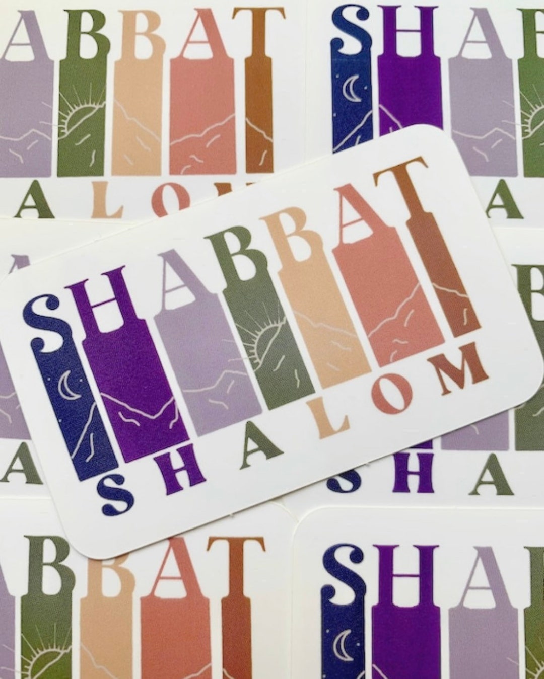 Jewish Shabbat Shalom Sticker| Kosher| Bar and Bat Mitzvah| Synagogues ...