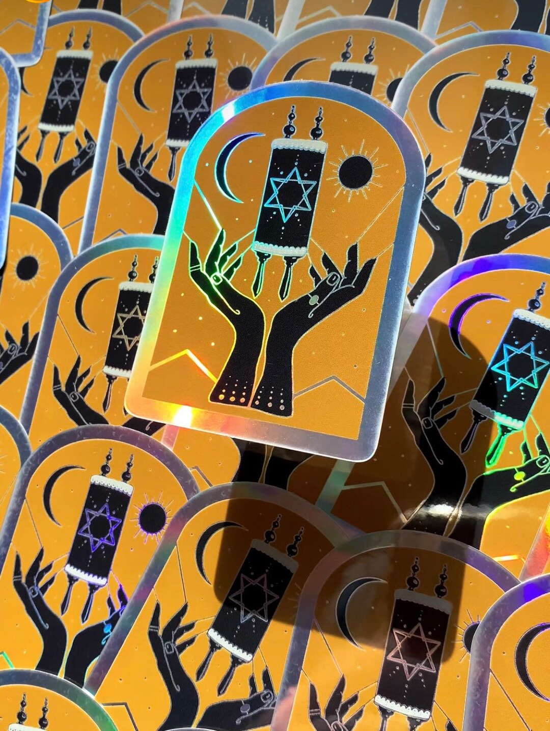 Jewish Torah Holographic Sticker /party Favors/holiday/ Special Gift ...