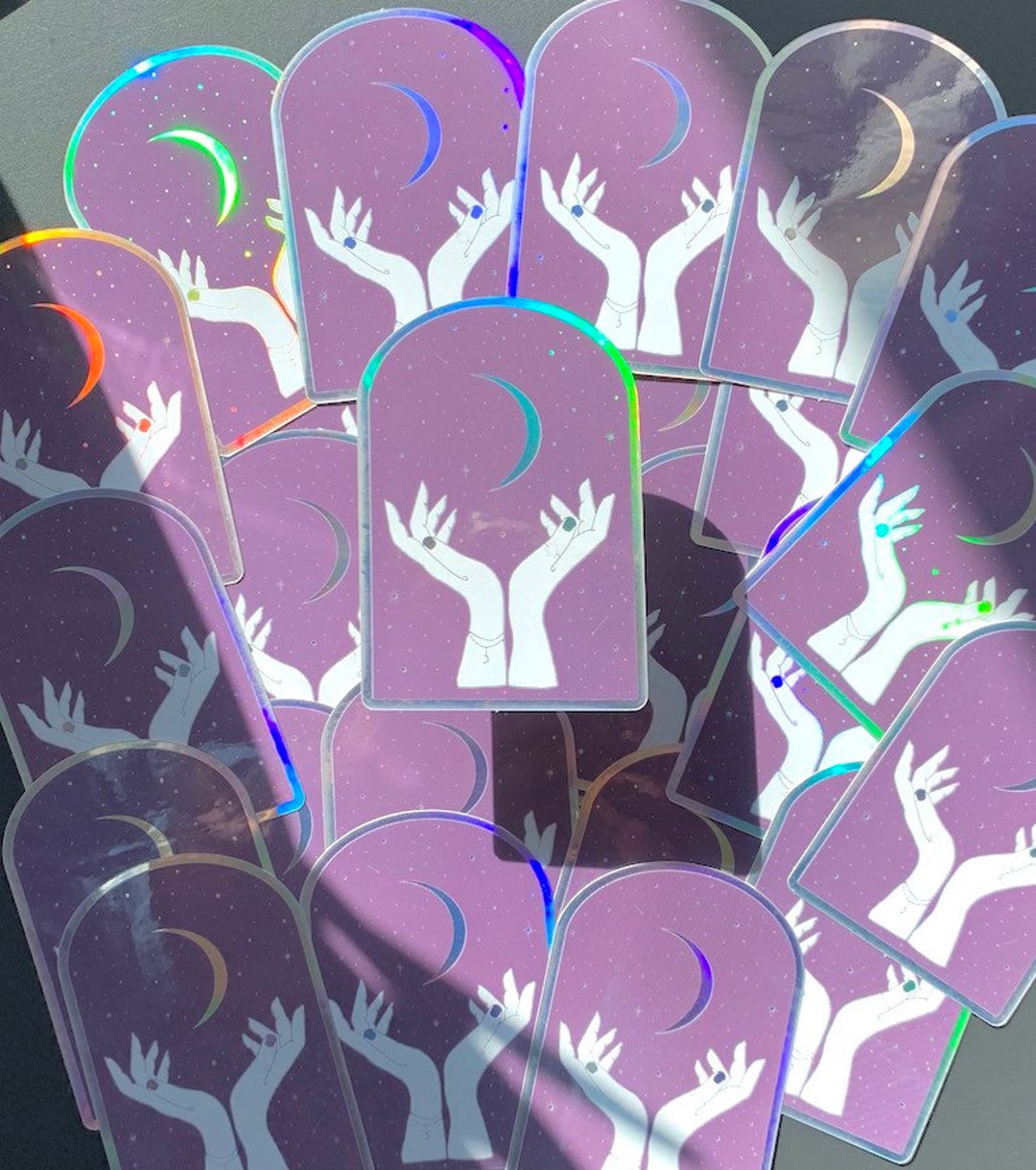 Rosh Chodesh New Moon Jewish Ritual Holographic Sticker,holidays ...