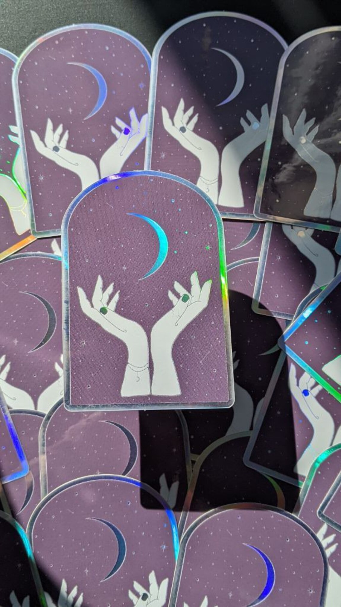 Rosh Chodesh New Moon Jewish Ritual Holographic Sticker,holidays ...