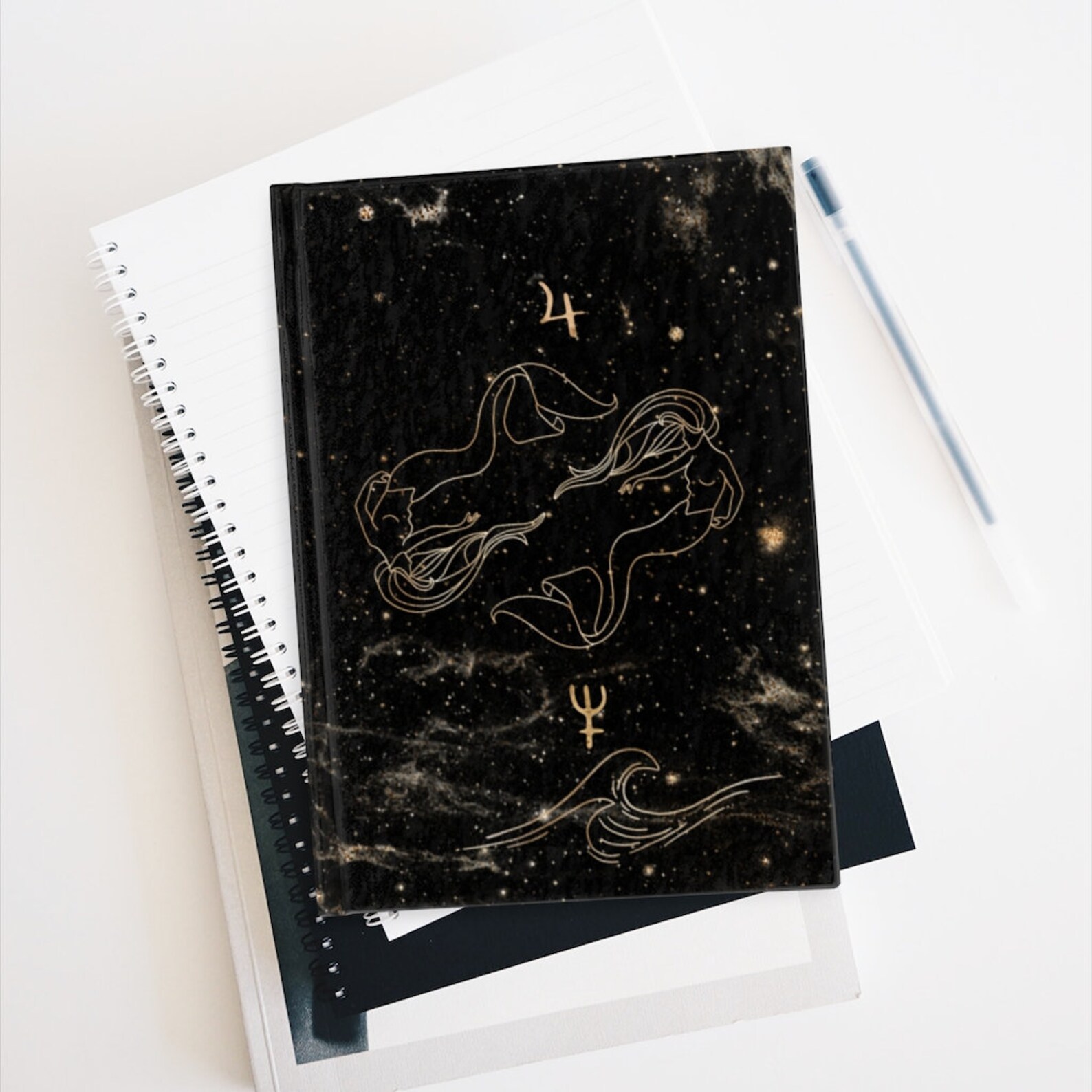 Pisces Journal // Zodiac Astrology Gift Magic Unlined Notebook - Etsy