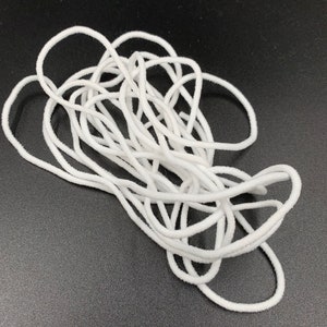 Elastic Cord for Masks 1/8 Inch Comfortable Elastic for - Etsy