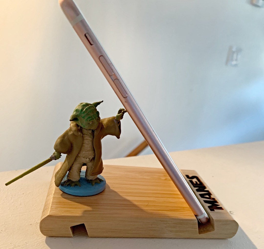 Alien Phone Holder the Force With Custom Engraved Stand - Etsy