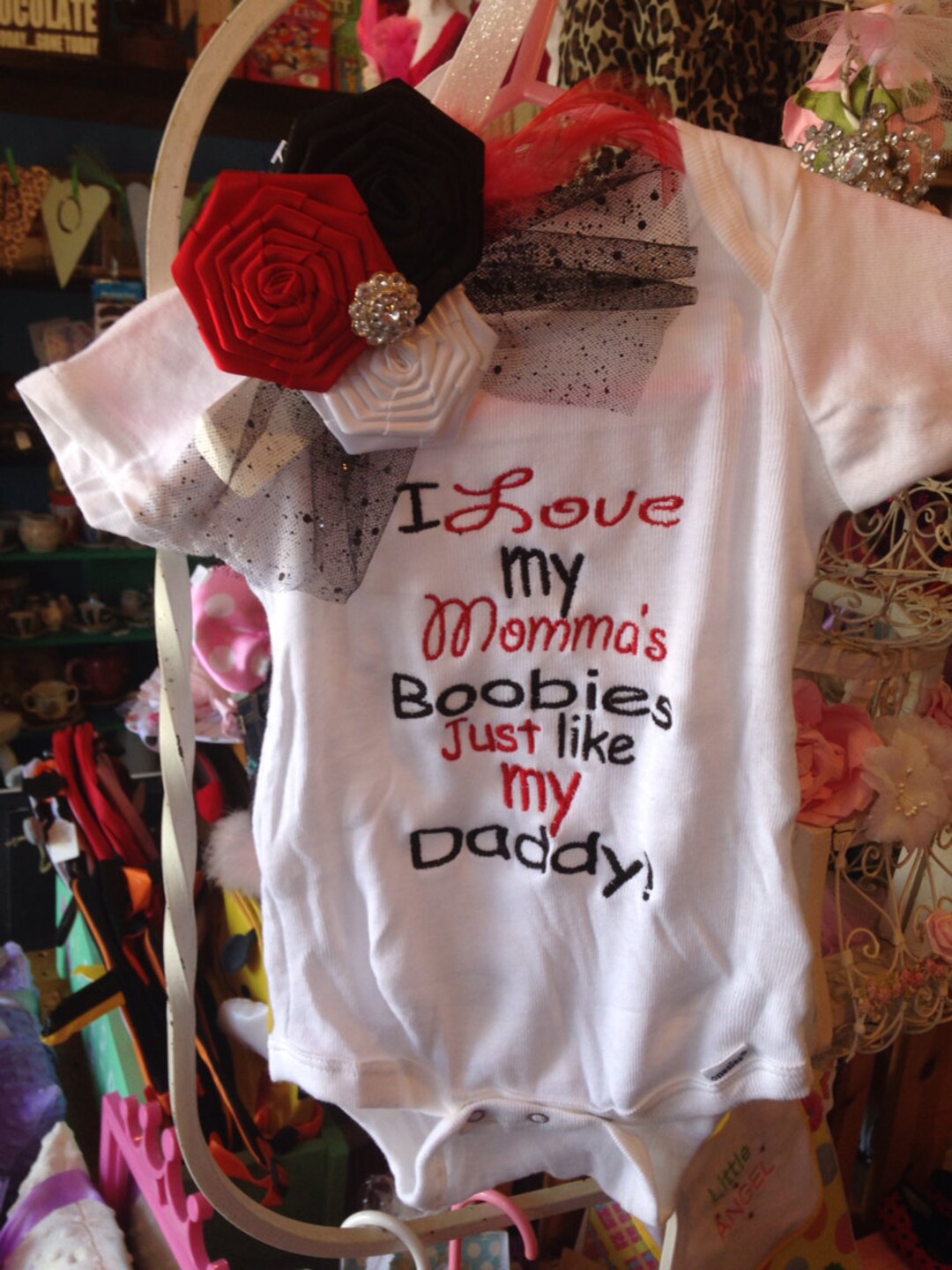 I Love My Moms Boobies Etsy