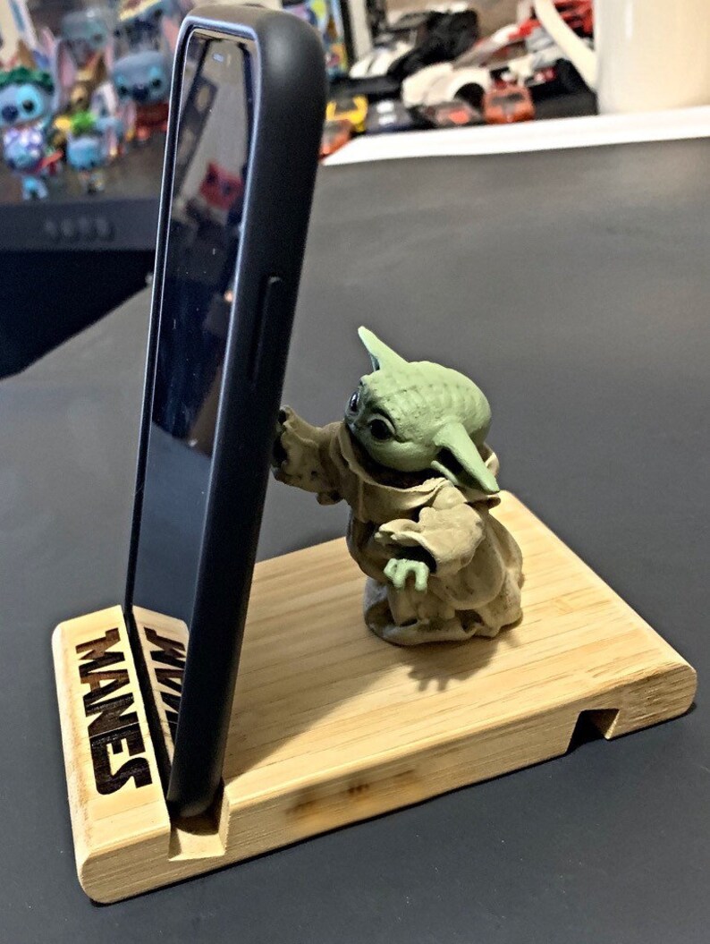 The Baby Baby Alien The Baby Child Phone Stand With Free | Etsy