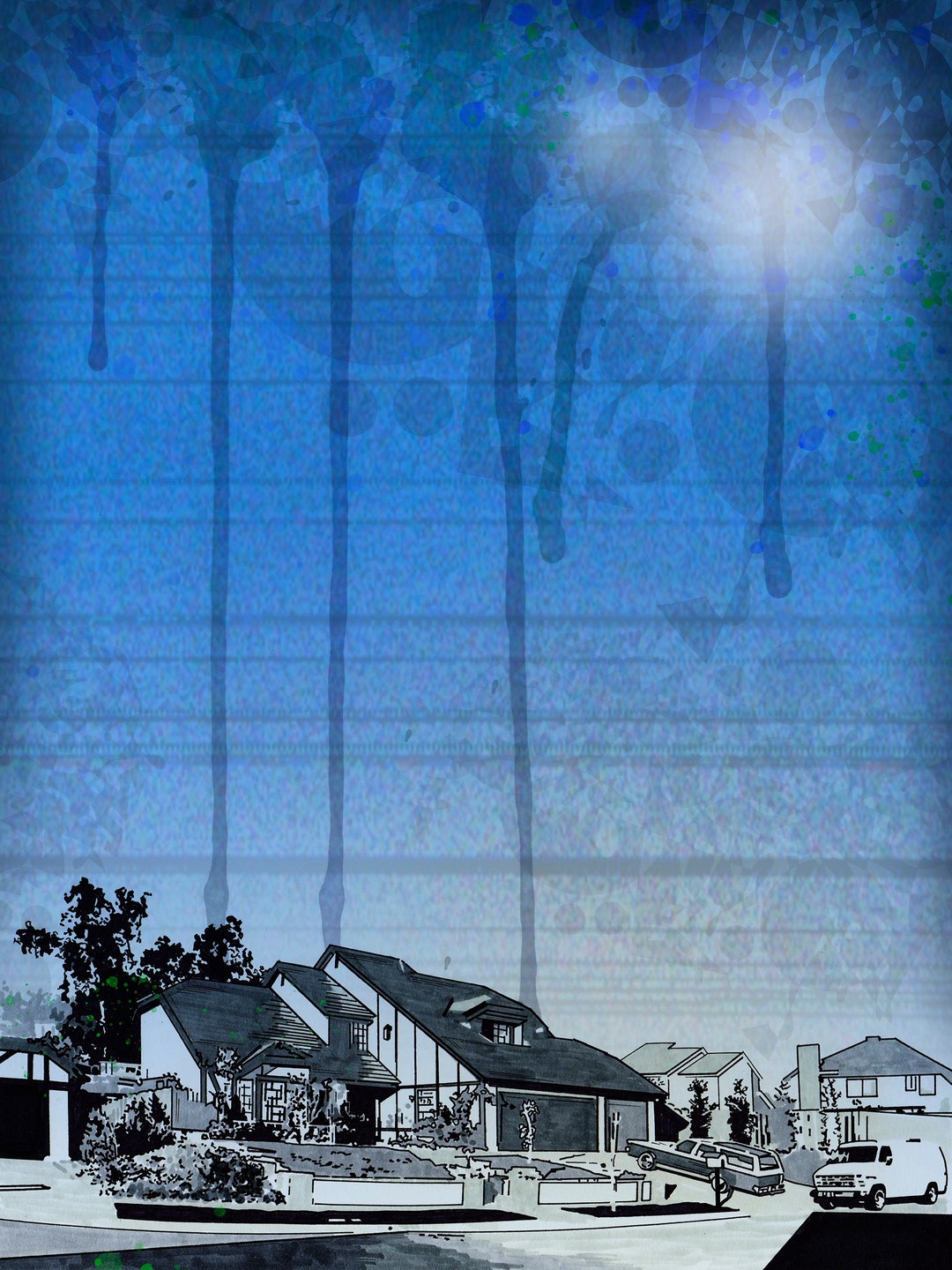 Poltergeist • Horrortecture • Mixed Media Digital Painting by N Blake ...