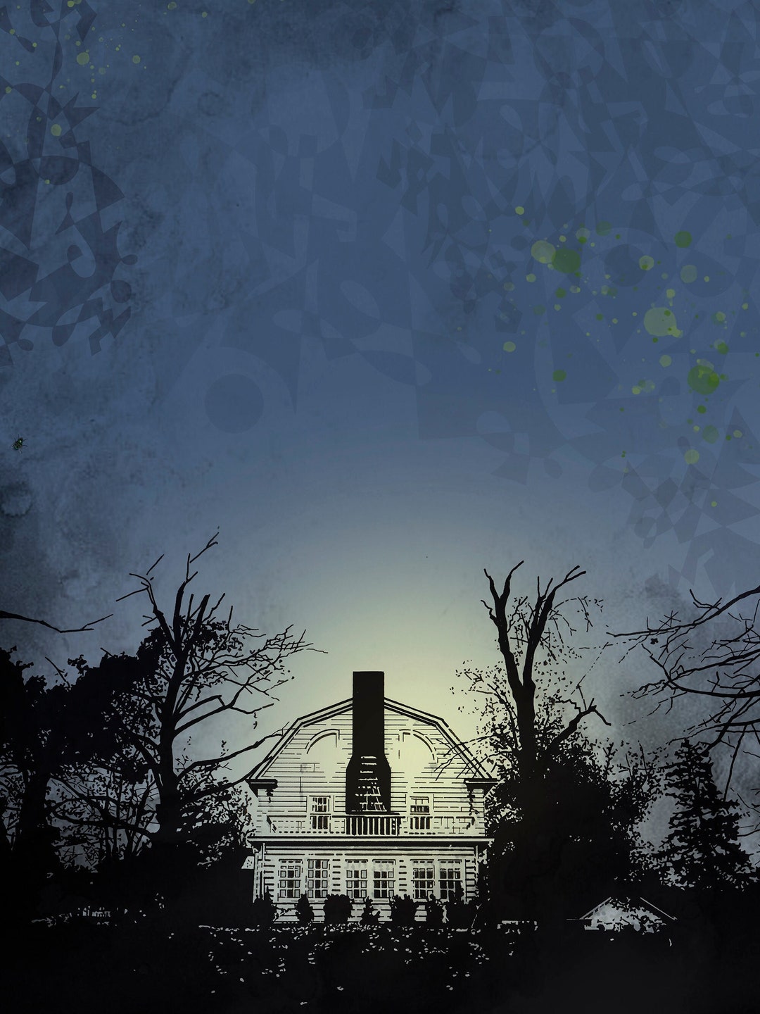 Amityville Horror • Horrortecture • Mixed Media Digital Painting by N ...