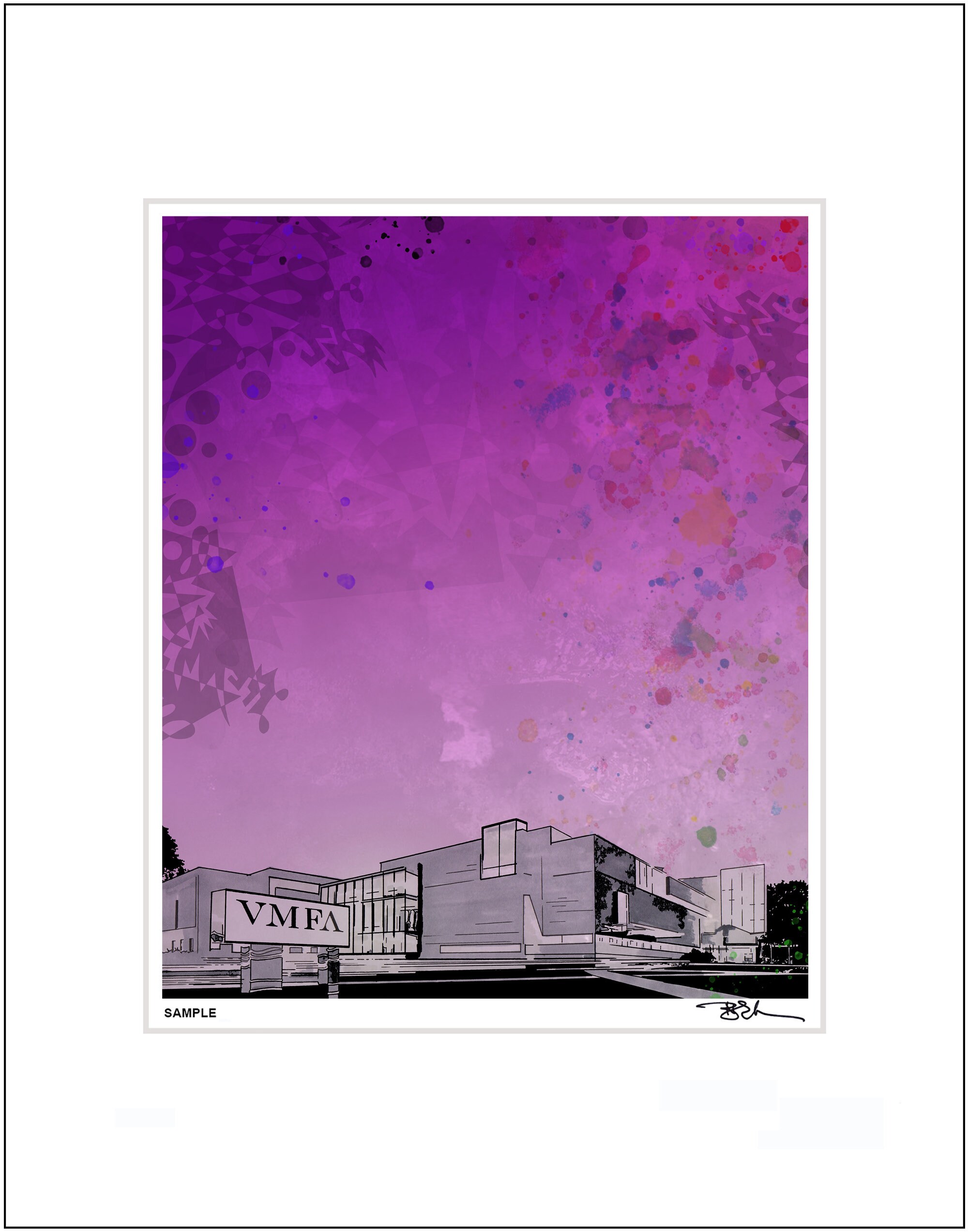 VMFA, Richmond, Virginia • Mixed Media Digital Painting by N Blake ...