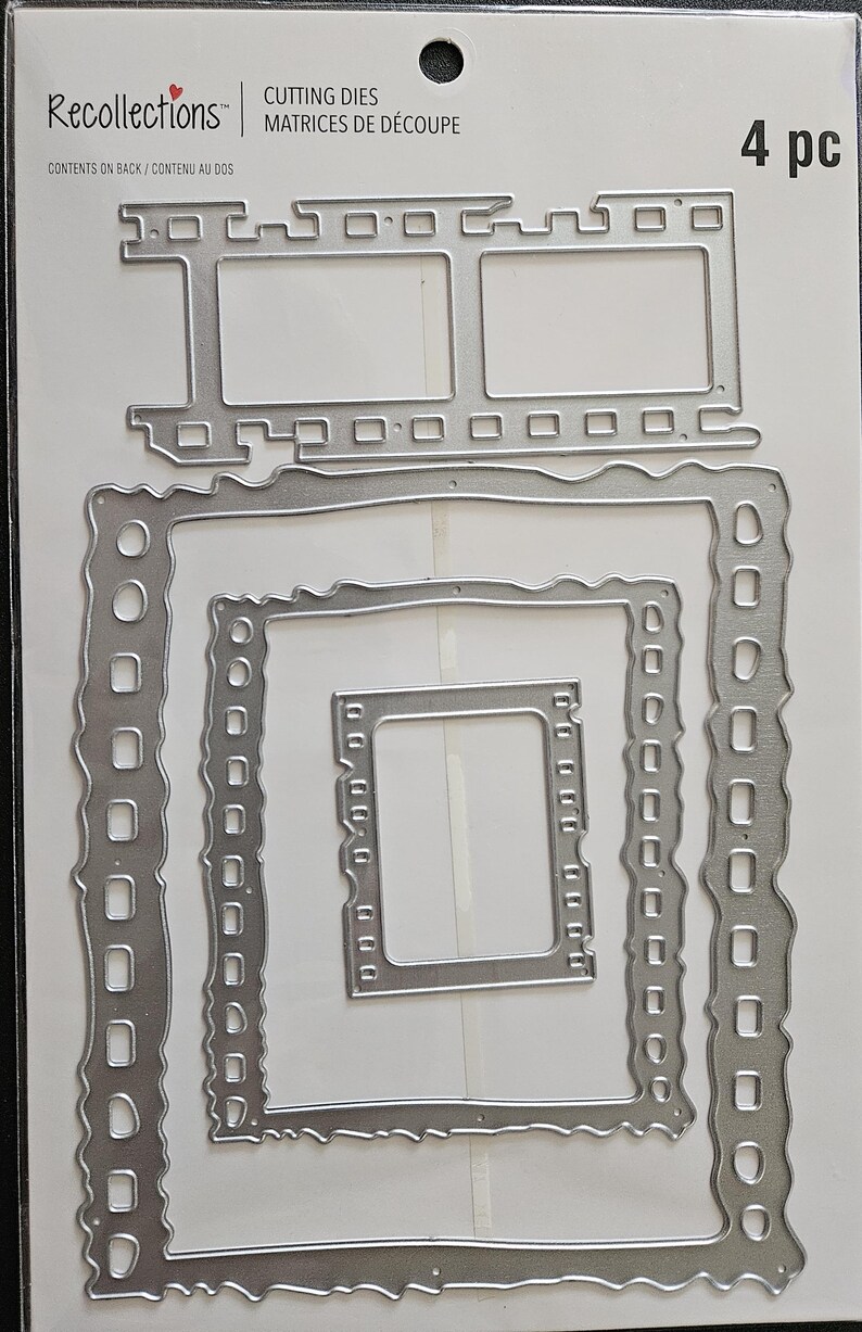 Film Frames Matrices De Decoupe 4 Pc Cutting Die Set Recollections New - Etsy