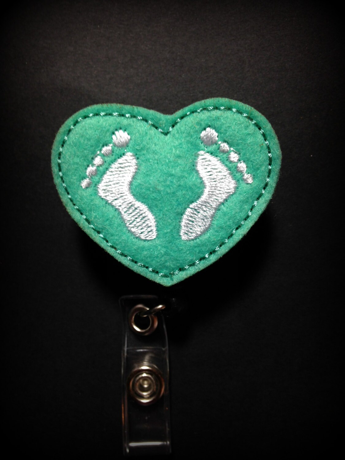 Baby Feet Badge Reel NICU Nursing Badge OBGYN Id Badge - Etsy