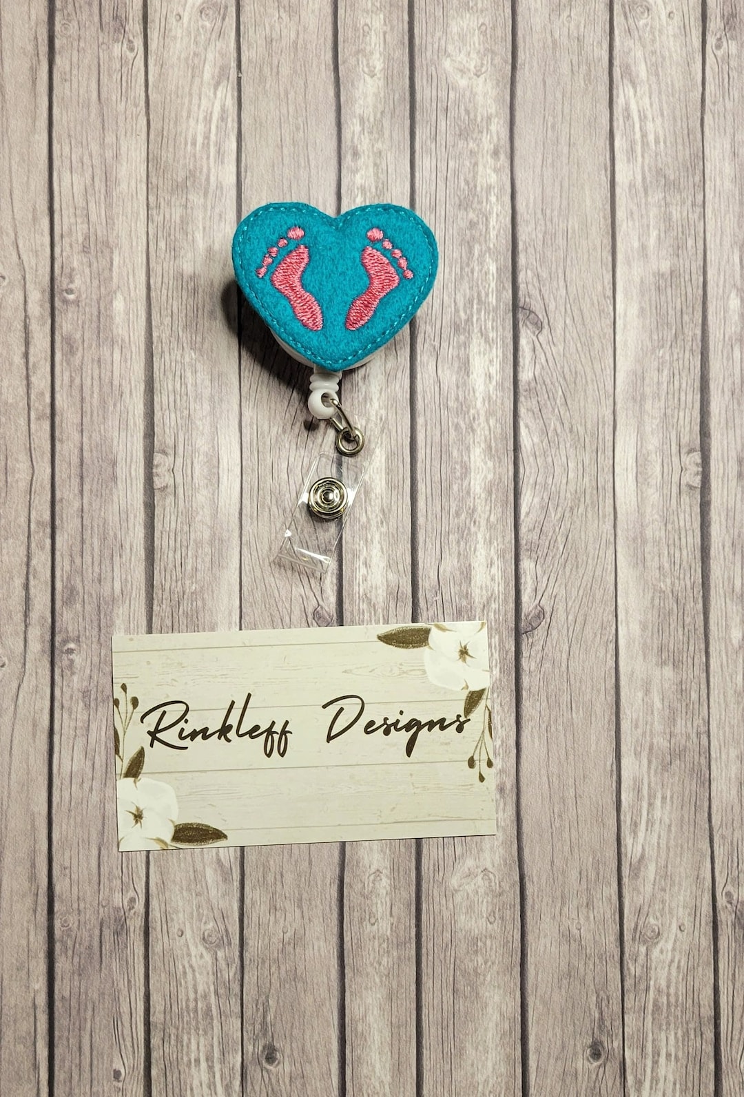 Baby Feet Badge Reel NICU Nursing Badge OBGYN Id Badge Maternity Id ...