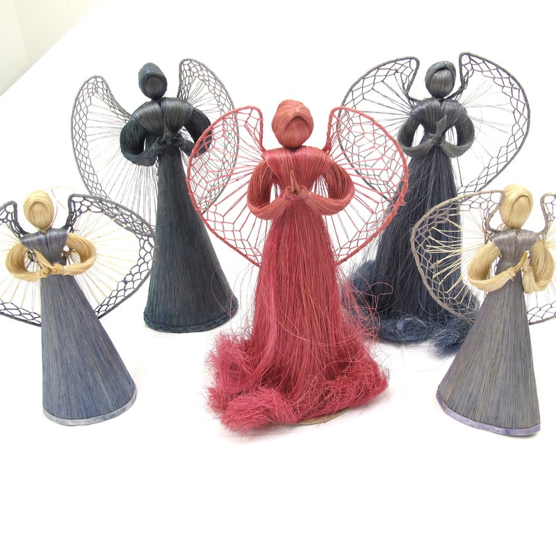Raffia Angels - Etsy