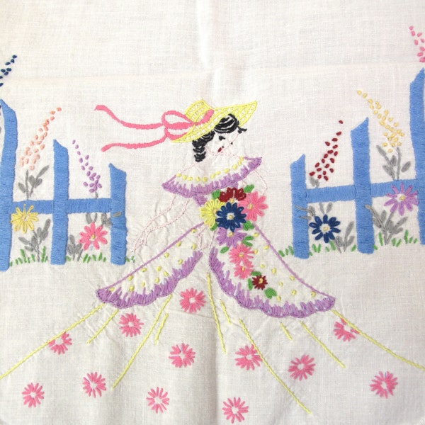 Crinoline Lady Embroidery - Etsy
