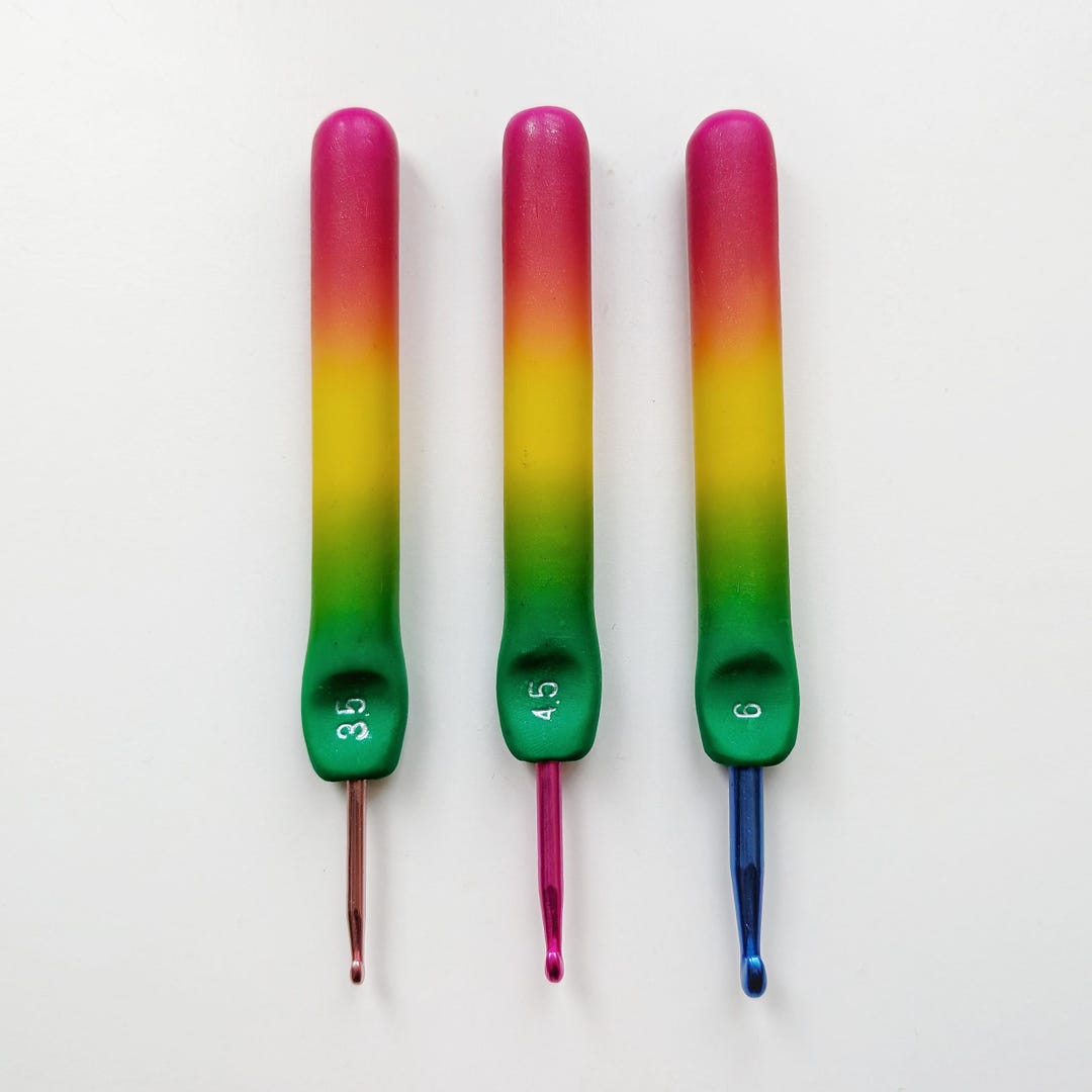 3.5mm Tropical Crochet Hook. Ergonomic Crochet Hook. Ready to Ship. - Etsy
