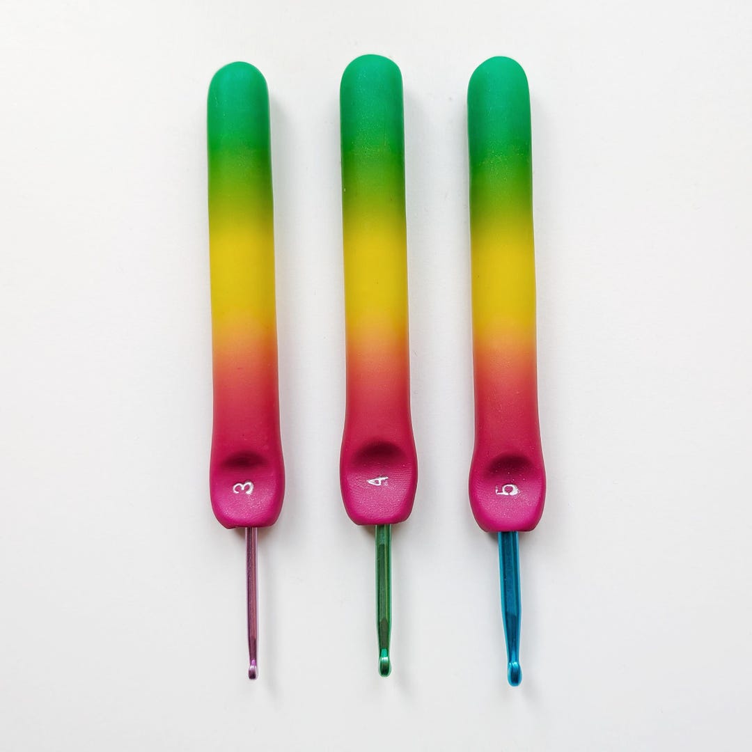 3mm Tropical Crochet Hook. Ergonomic Crochet Hook. Ready to Ship. - Etsy
