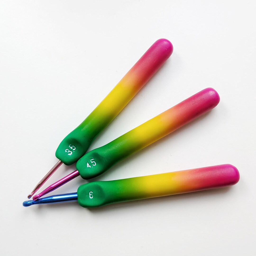 4.5mm Tropical Crochet Hook. Ergonomic Crochet Hook. Ready to Ship. - Etsy