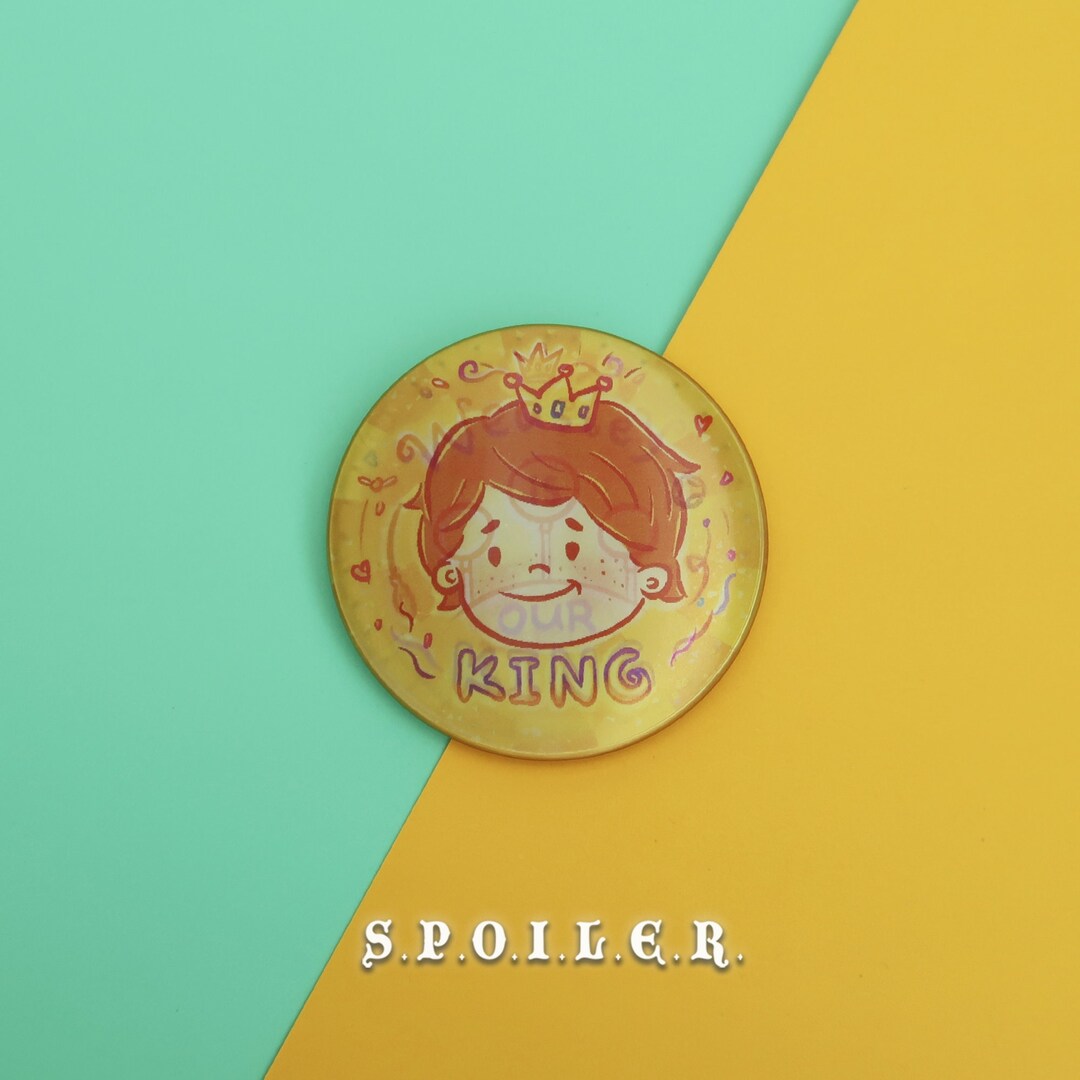 Weasley is Our King, 3D Lenticular Button Pin Badge, Cute, Doodle, Ron ...