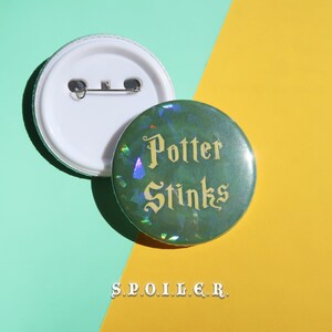 Potter Stinks, Potter Really Stinks, and Support Cedric Button Pin ...