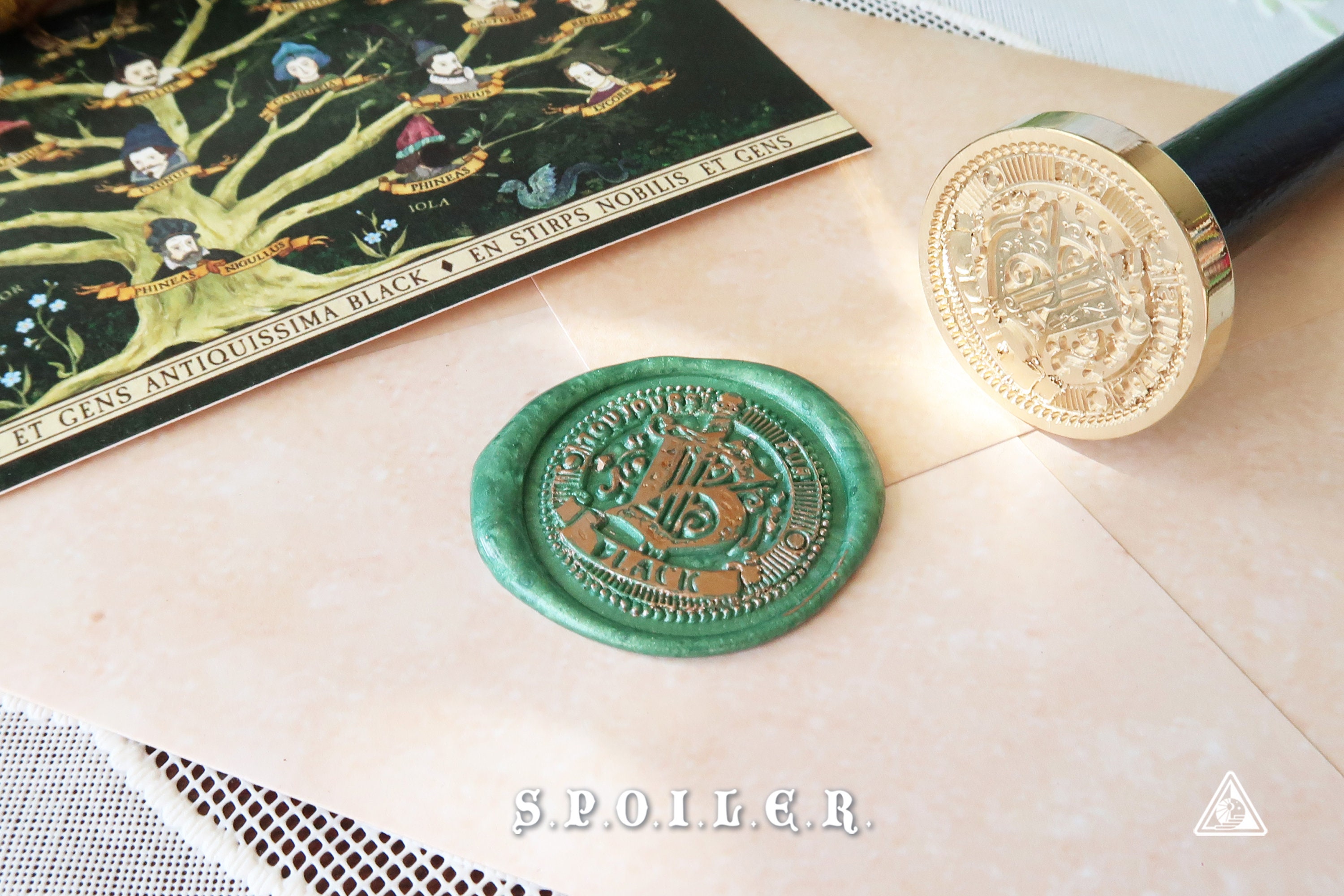 Wizarding World Black Family Wax Seal Stamp, Toujours Pur, Wizard ...