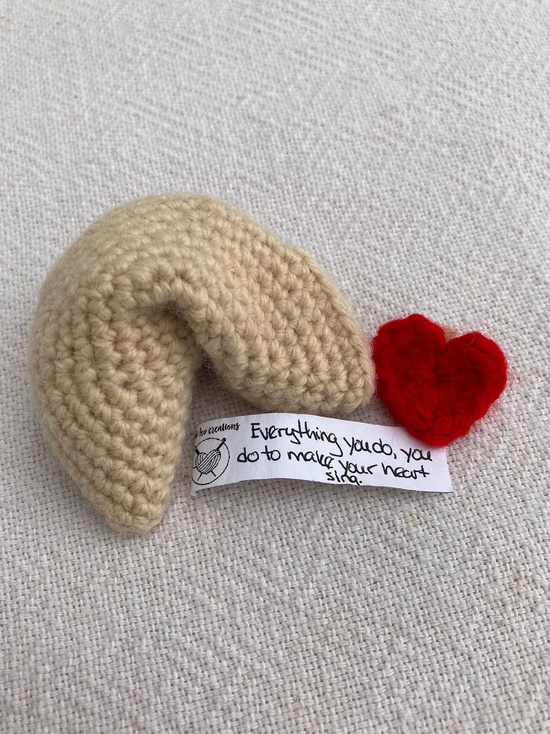 Fortune Cookie Plushie - Etsy
