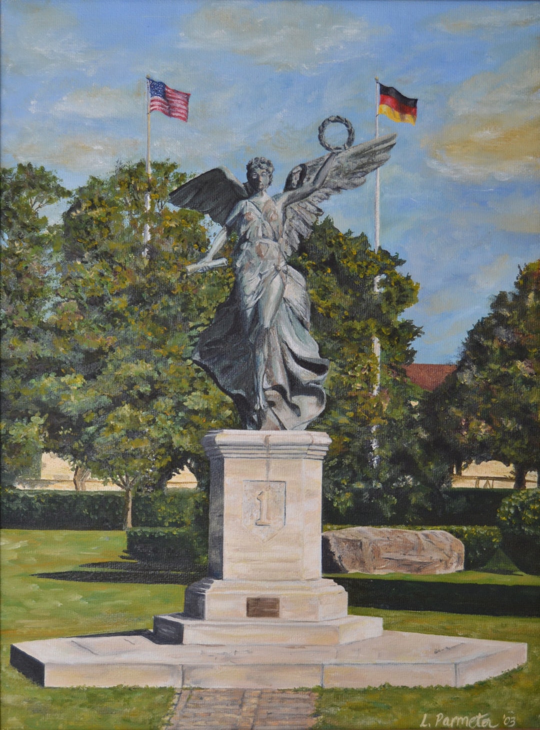 Winged Victory, Limited Edition Print, 1st Infantry Division, Military ...
