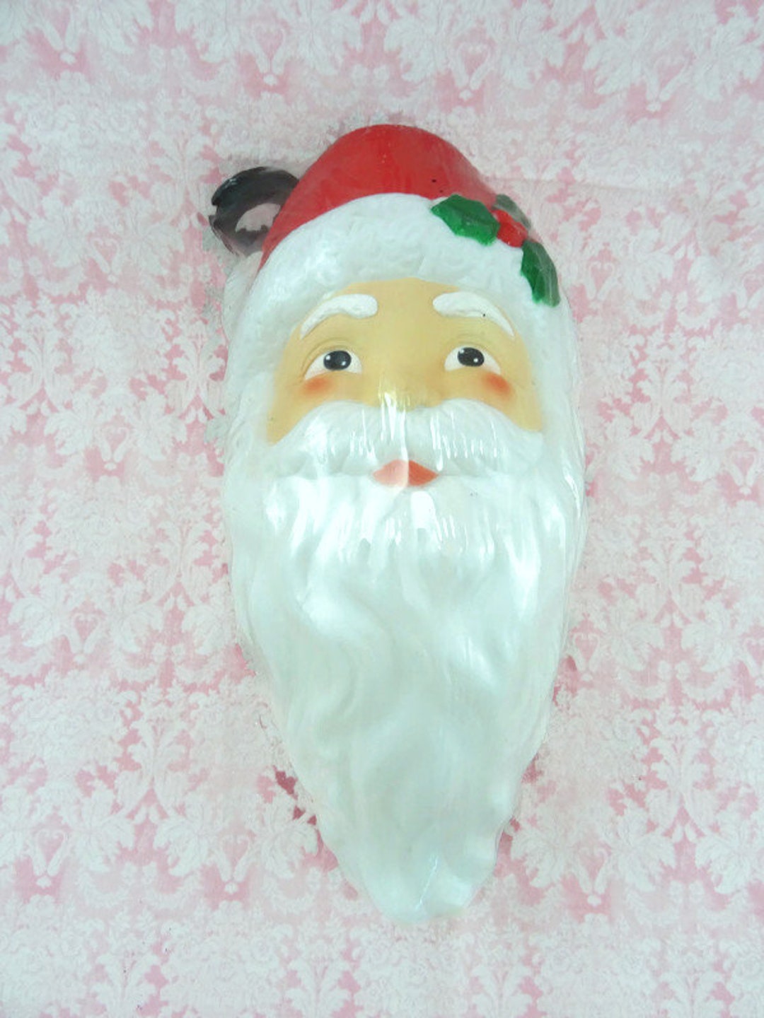Vintage Snata Claus Christmas Tree Topper Tree Light Toppers New Unused ...