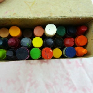 Vintage Crayola Crayon Box 24 Crayons - Etsy
