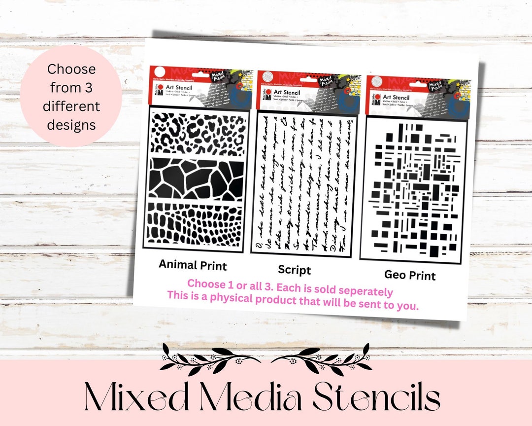 Marabu Art Journal Stencil for Gelli Printing, Junk Journal, Art ...