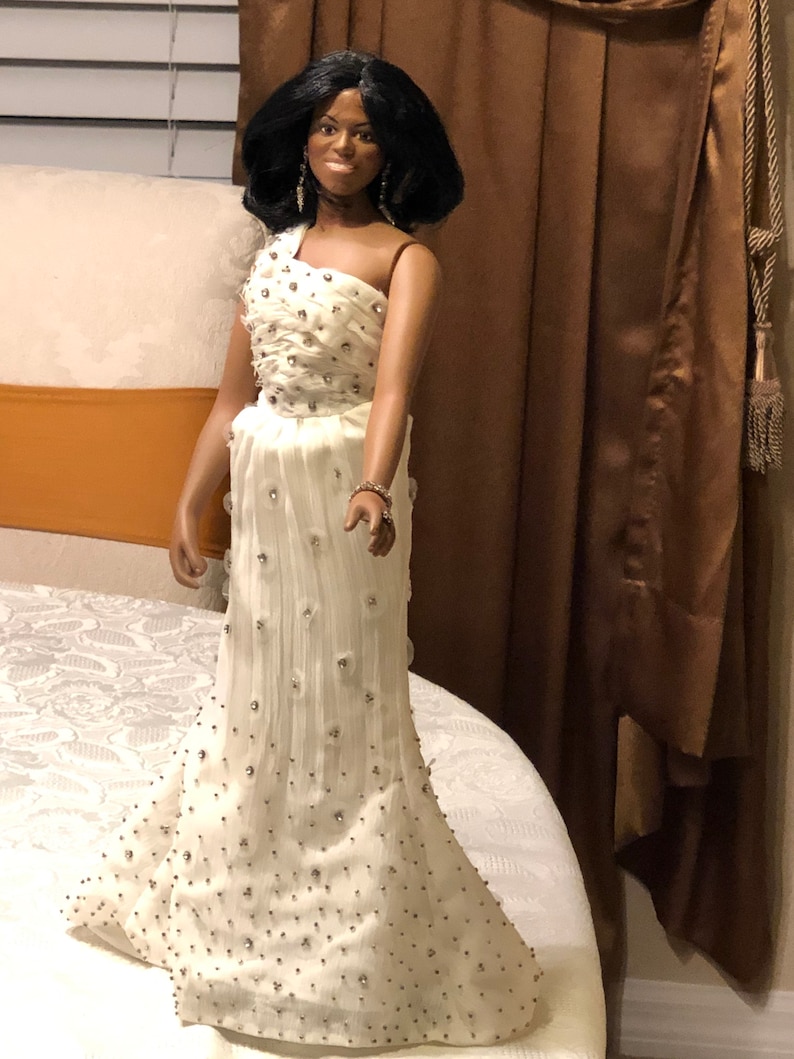 Michelle Obama Inorgoral Doll | Etsy