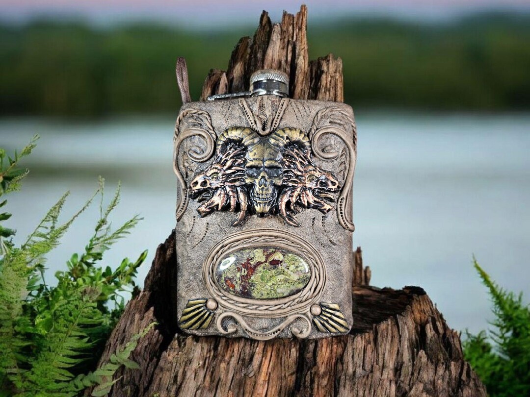 Dragons and Demon Flask Dragons Blood Gemstone and Artisan Clay Usable ...